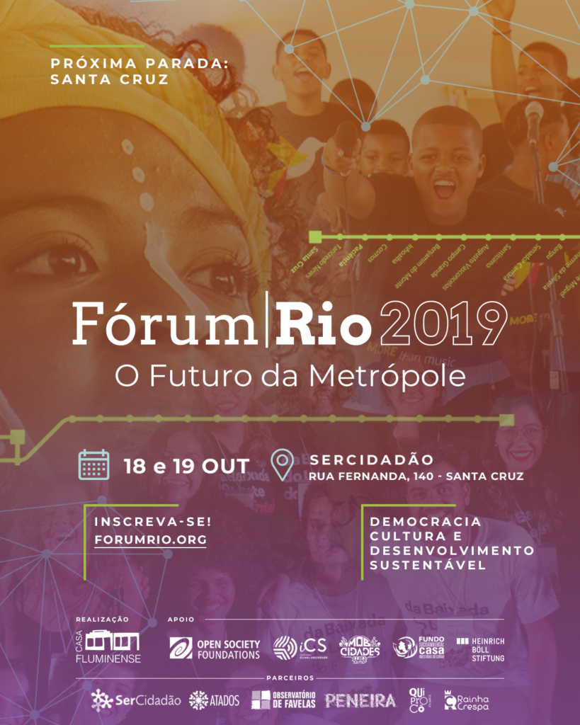 Fórum Rio 2019 debate o futuro da metrópole – Casa Fluminense